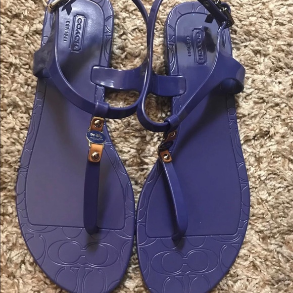 Coach | Shoes | Coach Jelly Sandals | Poshmark
